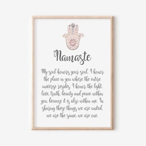 Namaste - Digital Download - Etsy