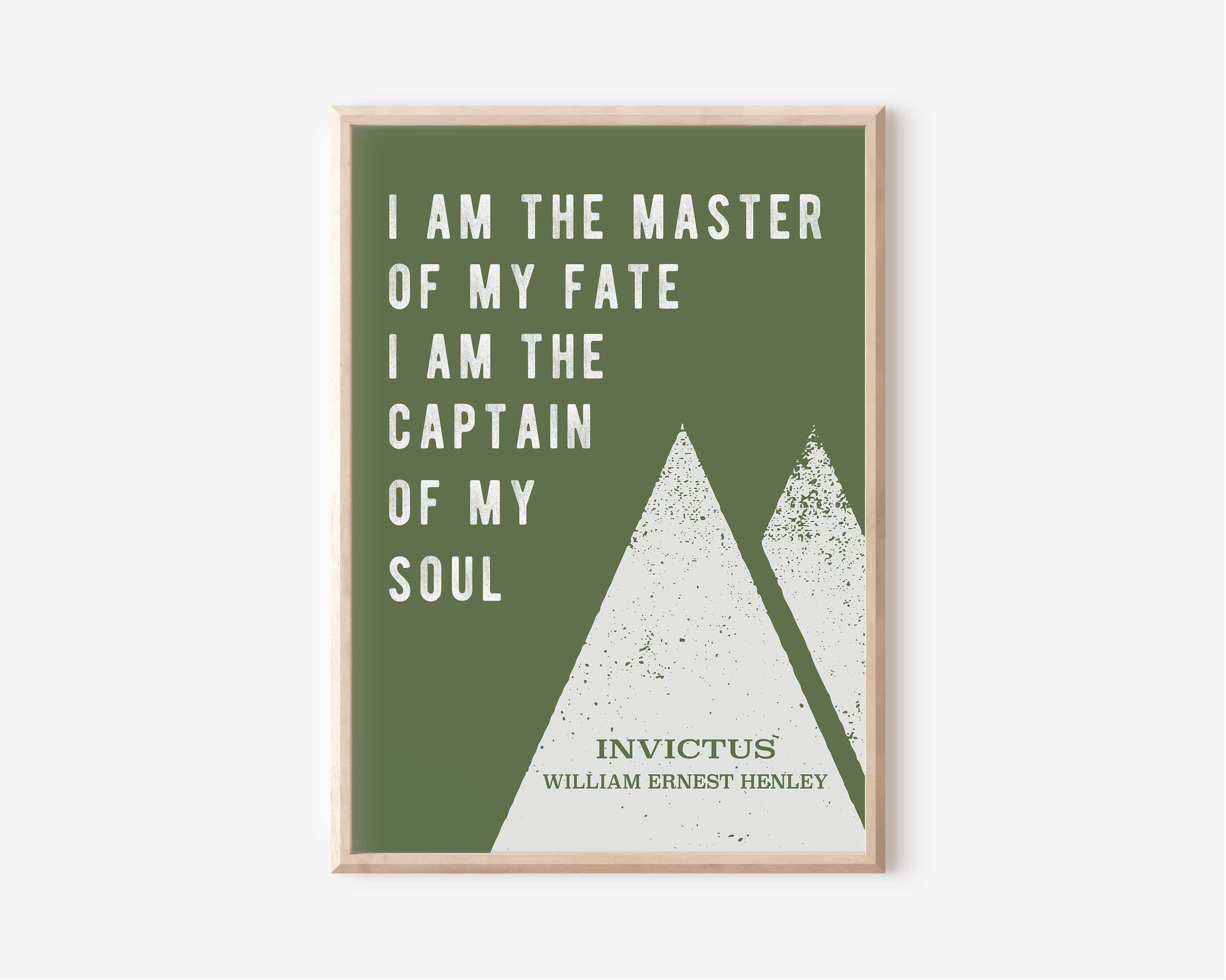 Invictus William Ernest Henley Wallpaper