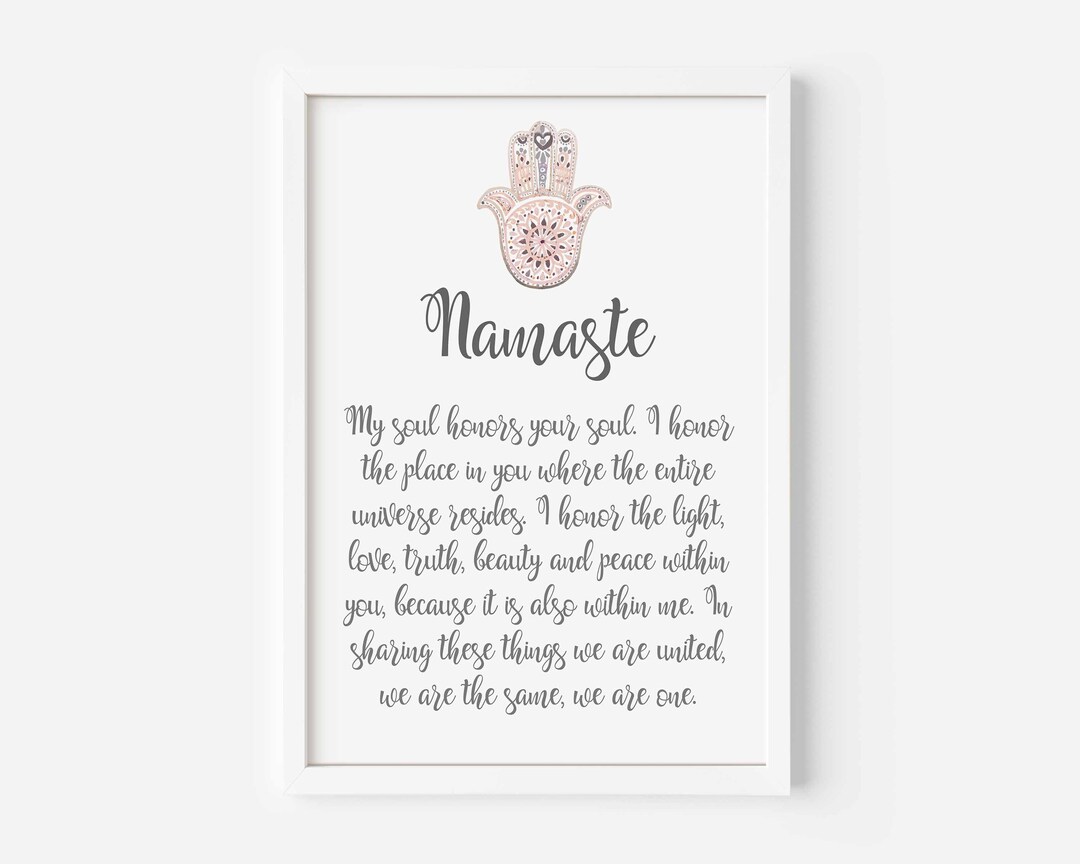 Namaste Digital Download - Etsy