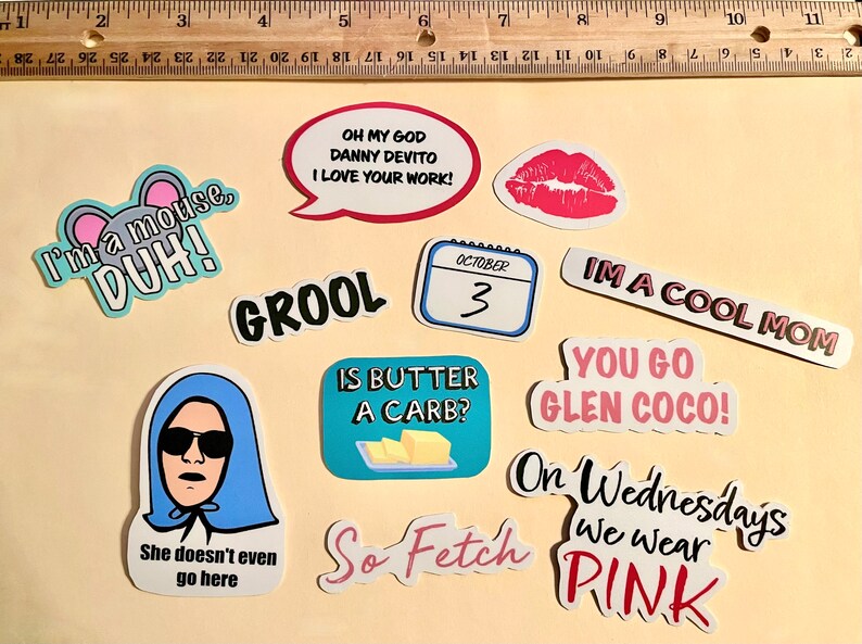 Mean Girls Sticker Pack - Etsy