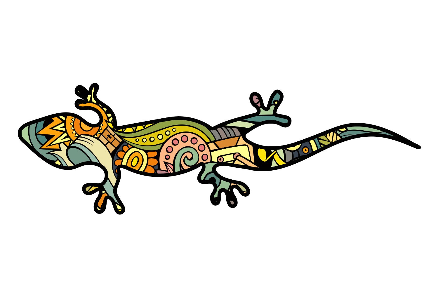 Lizard Vinyl Decal - Etsy