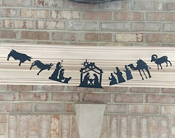 Nativity Garland - Etsy