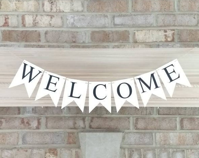 Farmhouse Decor, Welcome Banner, Rustic Home Decor, Farmhouse Wall ...
