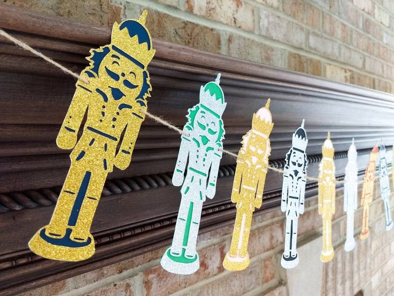 Nutcracker Banner Nutcracker Garland Christmas Nutcrackers - Etsy