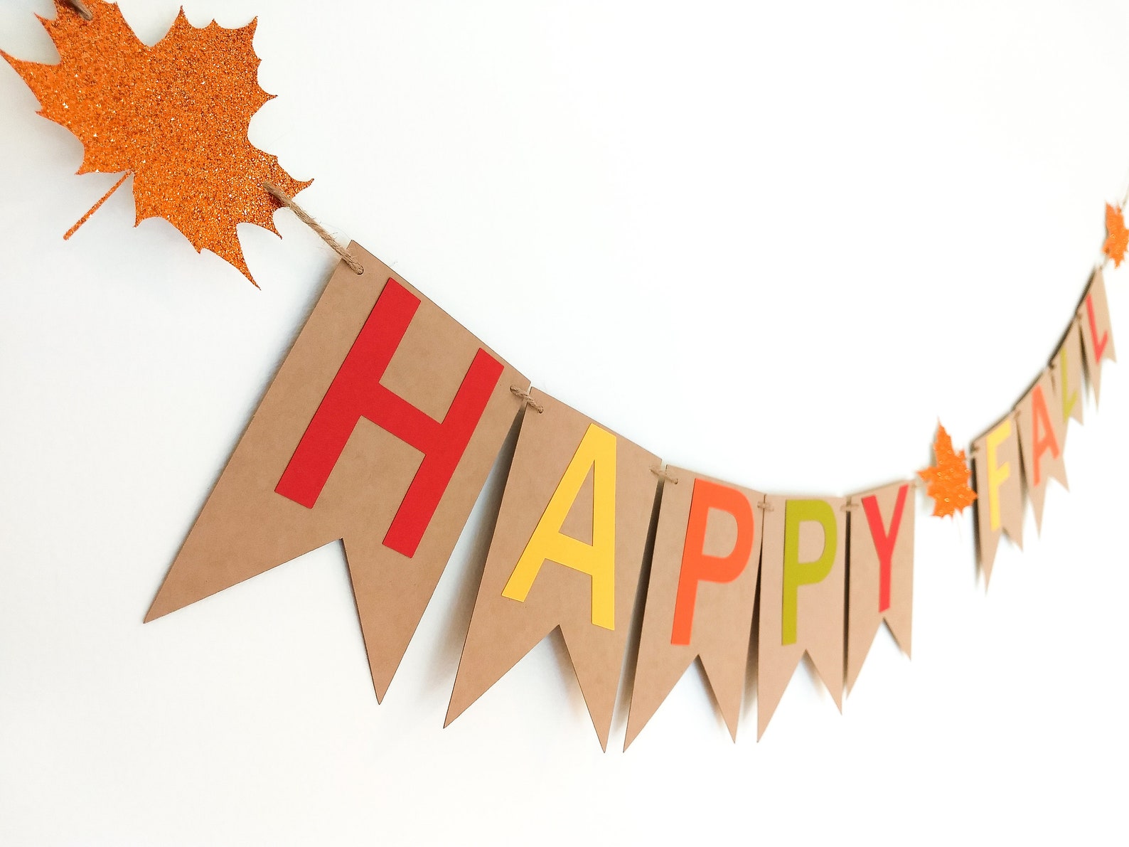 Happy Fall Banner Fall Decor Mantle Garland Fireplace - Etsy