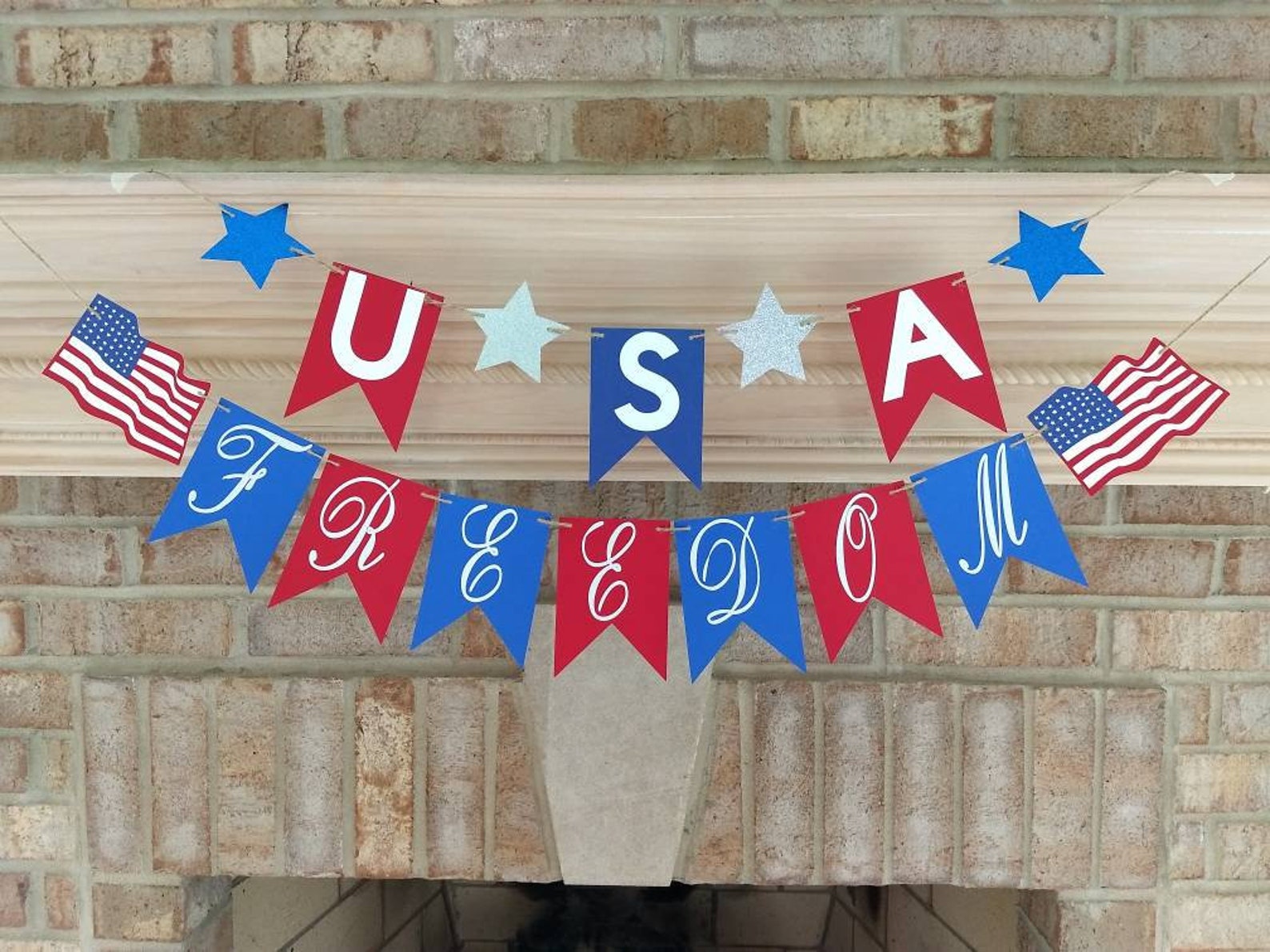 4th of July Banner Happy 4th of July Summer Banner Summer | Etsy