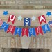 4th of July Banner Happy 4th of July Summer Banner Summer - Etsy