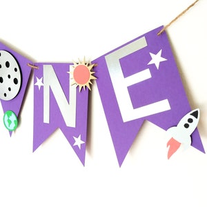 Space Banner, Space Birthday Party Decorations, First Trip Around the ...