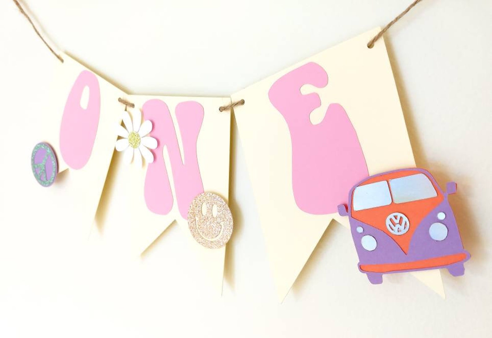 Groovy One Birthday Decorations Groovy Banner First Birthday - Etsy