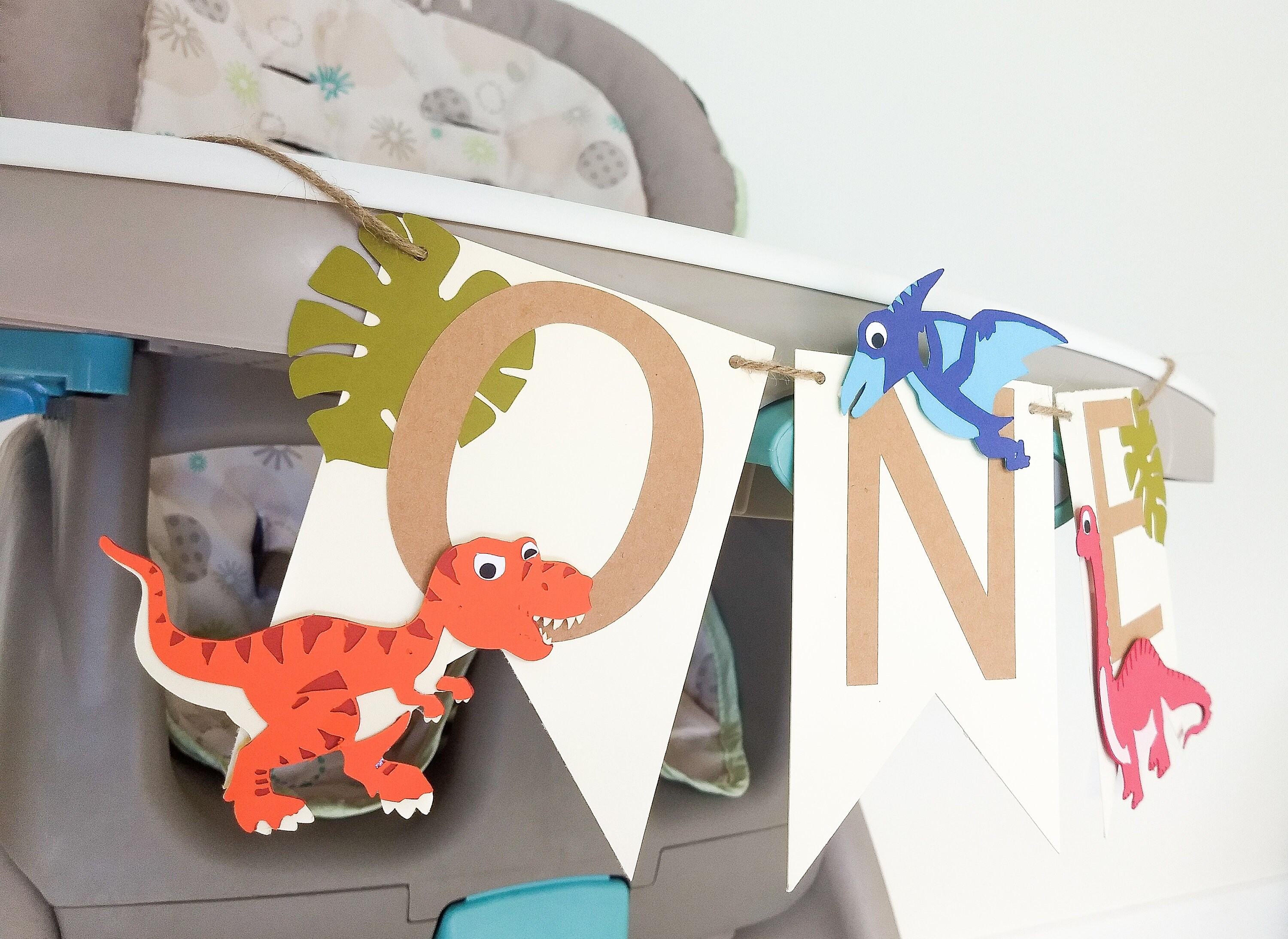 Dinosaur Birthday Banner Dinosaur Party Theme Dinosaur First - Etsy