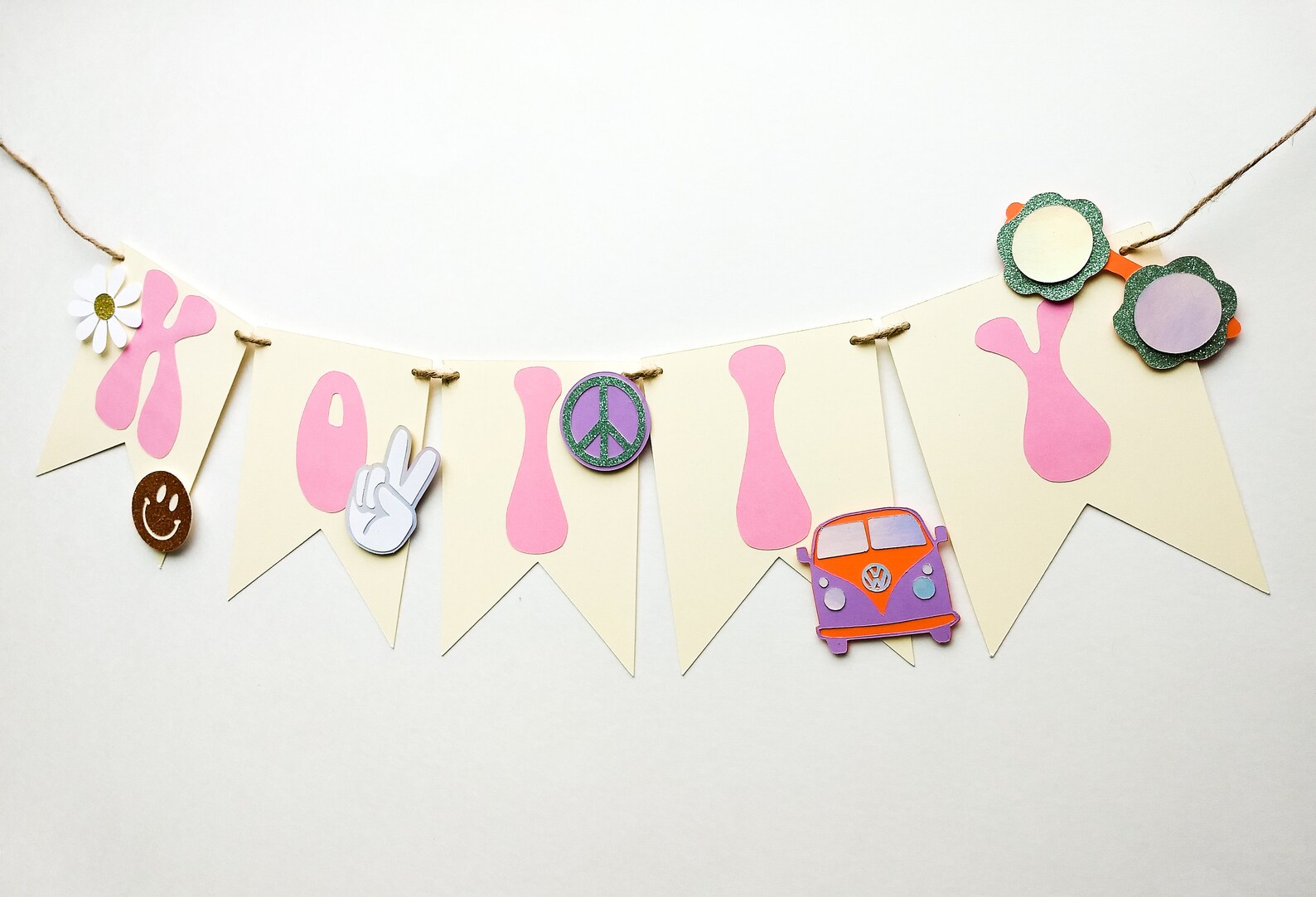 Groovy Birthday Decorations Groovy Banner Girls Name Banner - Etsy