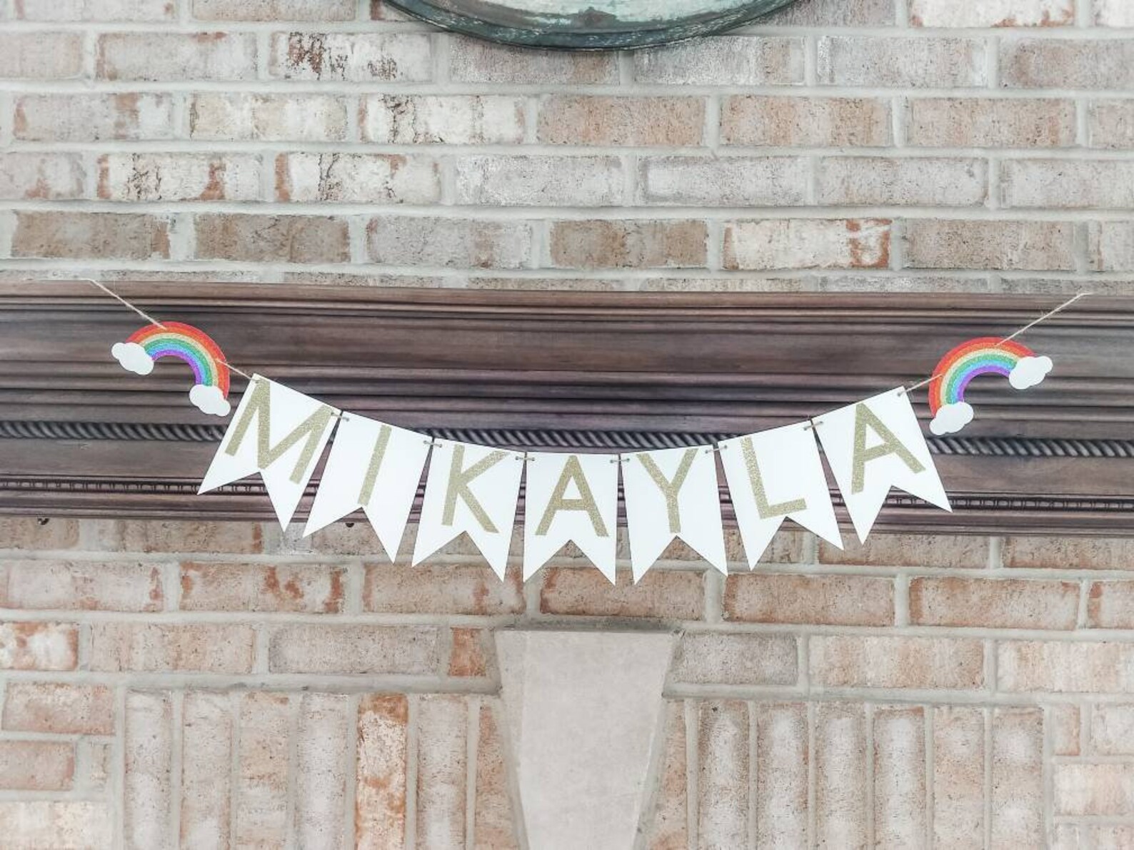 Rainbow Happy Birthday Banner Rainbow Birthday Decorations | Etsy