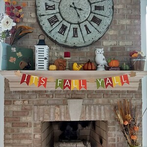 It's Fall Y'all Banner, Fall Banner, Autumn Banner, Fall Garland ...