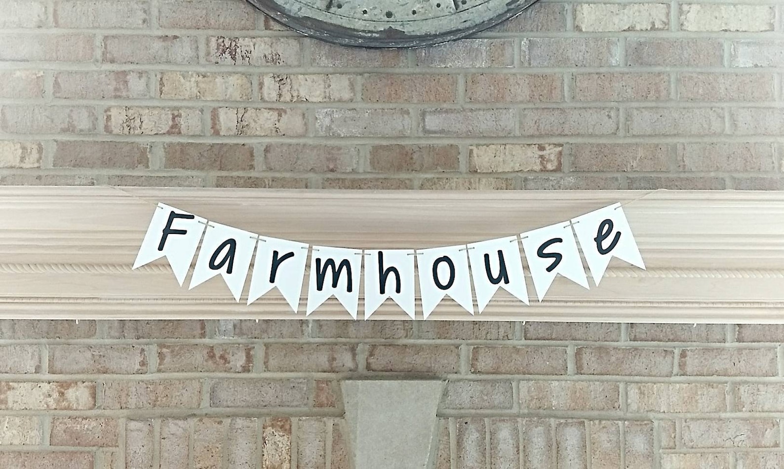 Farmhouse banner rustic banner fixer upper living room - Etsy 日本