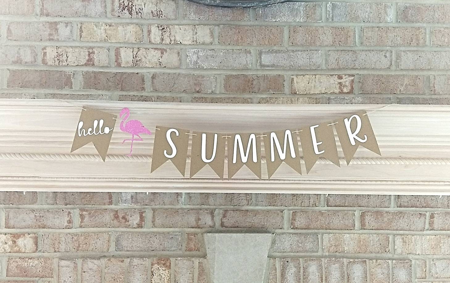 Rustic Summer Banner Farmhouse Decor Hello Summer Banner | Etsy