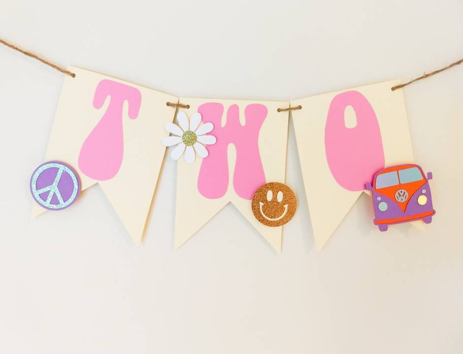Groovy Birthday Decorations Groovy Banner Girls Name Banner - Etsy