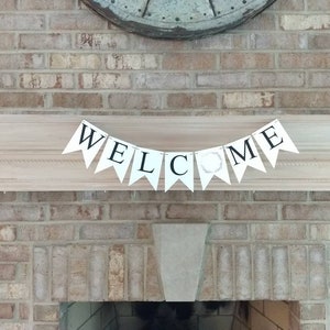 Farmhouse Decor, Welcome Banner, Rustic Home Decor, Farmhouse Wall ...