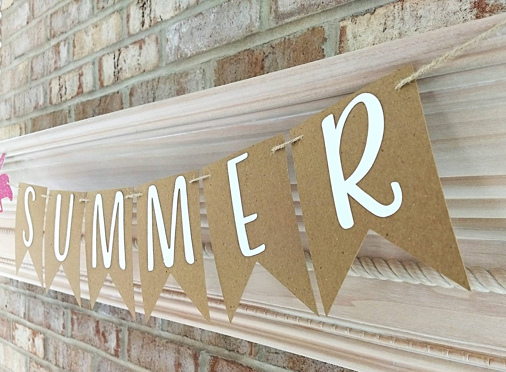 Rustic Summer Banner Farmhouse Decor Hello Summer Banner | Etsy