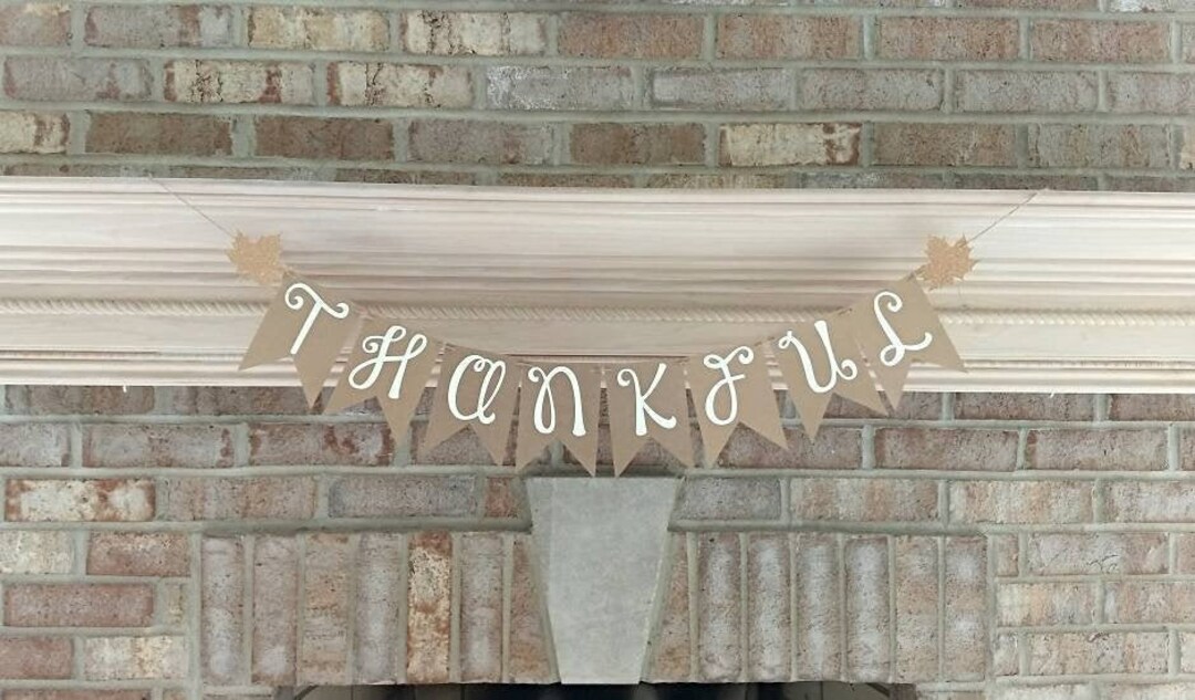 Thankful Banner, Thanksgiving Banner, Fall Banner, Fall Decor, Thankful ...