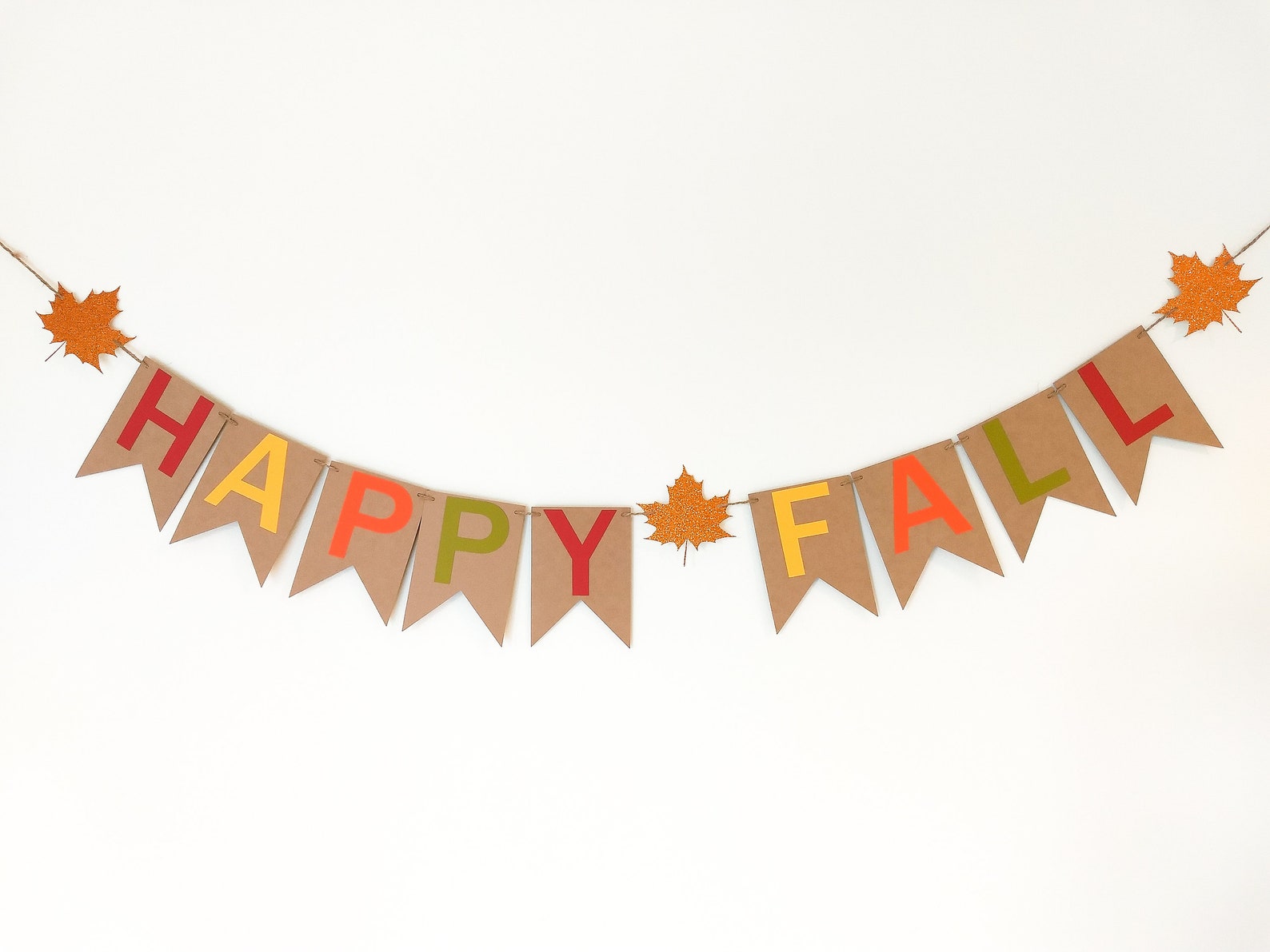 Happy Fall Banner Fall Decor Mantle Garland Fireplace - Etsy