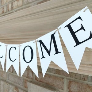 Farmhouse Decor, Welcome Banner, Rustic Home Decor, Farmhouse Wall ...