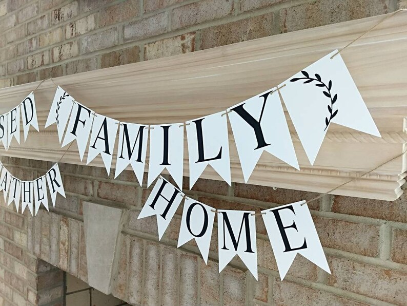 Blessed Banner Farmhouse Banner Farmhouse Decor Wedding - Etsy