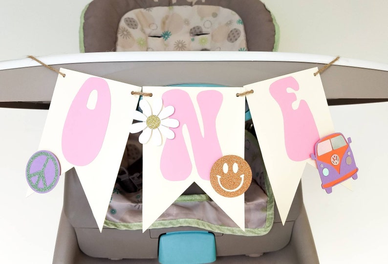 Groovy One Birthday Decorations Groovy Banner First Birthday - Etsy