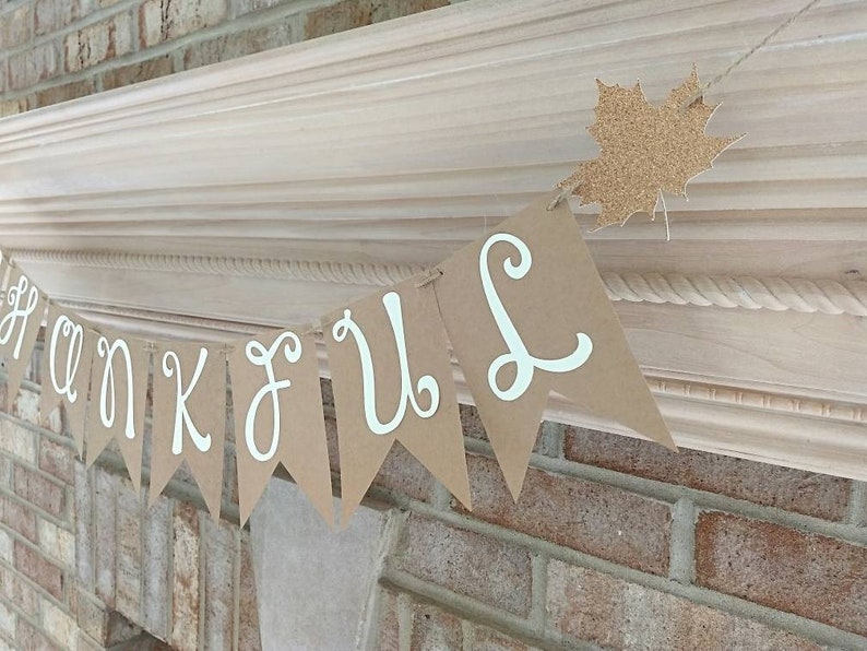 Thankful Banner Thanksgiving Banner Fall Banner Fall Decor - Etsy