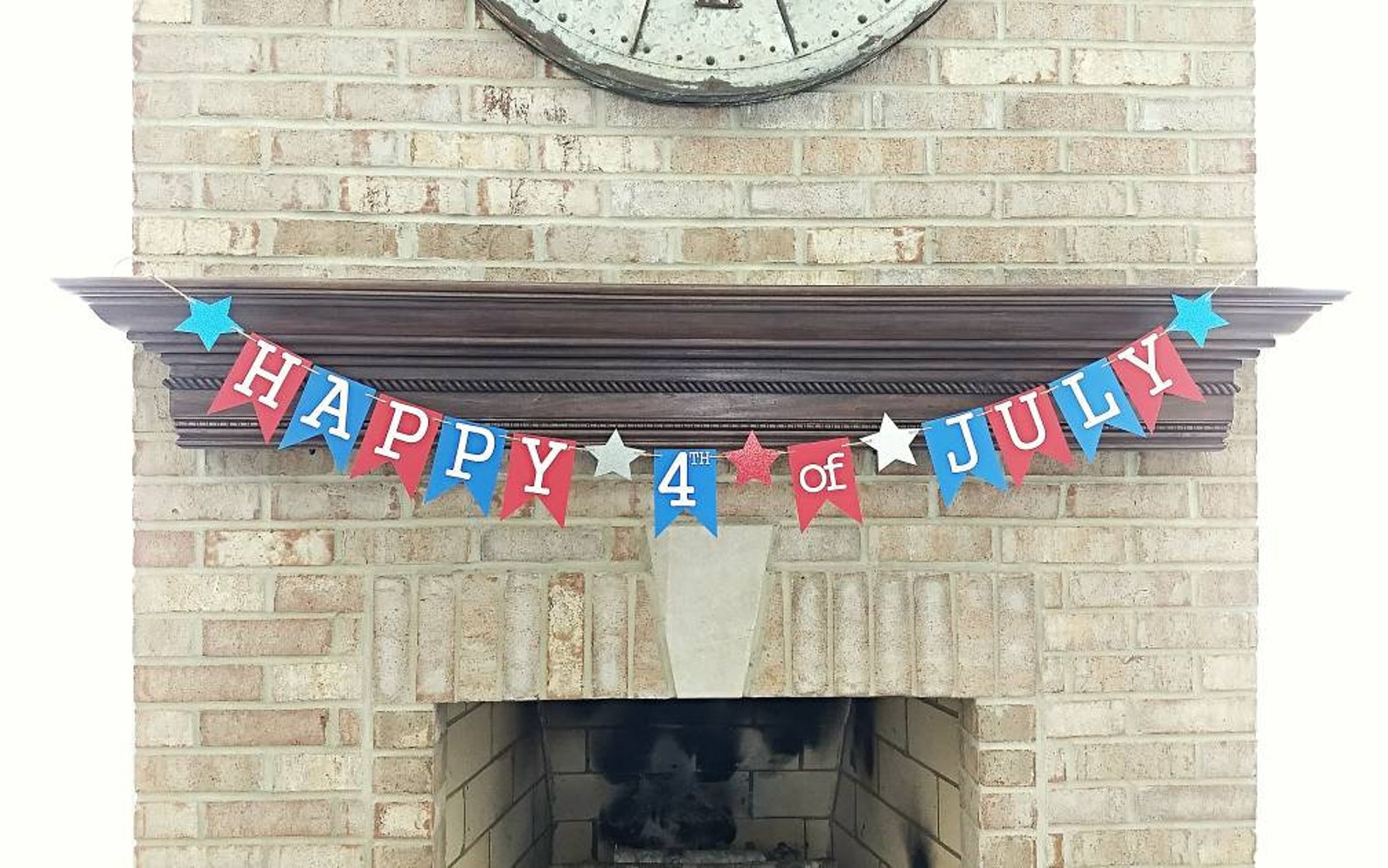 4th of July Banner Happy 4th of July Summer Banner Summer - Etsy