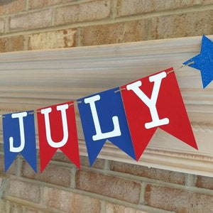 4th of July banner Happy 4th of July Summer banner Summer | Etsy