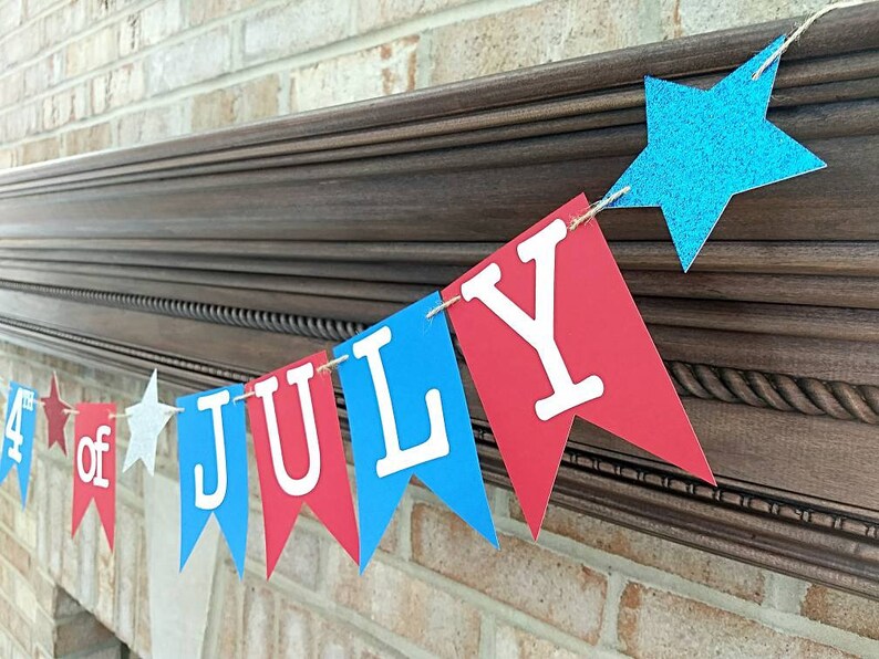 4th of July Banner Happy 4th of July Summer Banner Summer - Etsy