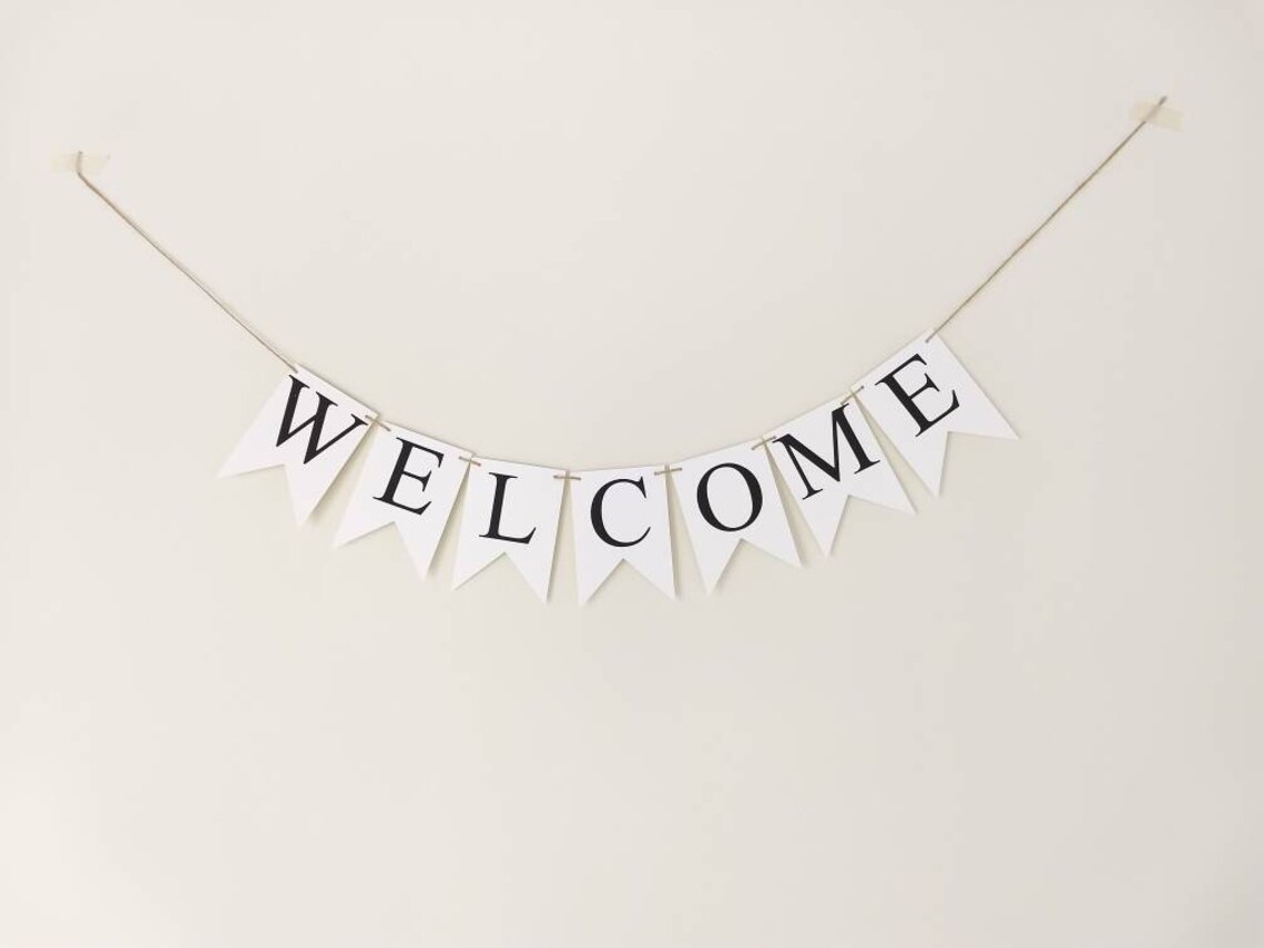 Farmhouse Decor Welcome Banner Rustic Home Decor Farmhouse | Etsy