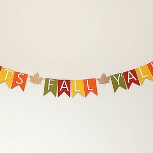 It's Fall Y'all Banner, Fall Banner, Autumn Banner, Fall Garland ...