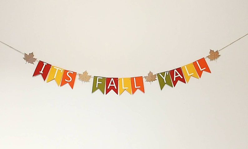 It's Fall Y'all Banner Fall Banner Autumn Banner | Etsy