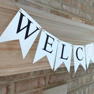 Farmhouse Decor, Welcome Banner, Rustic Home Decor, Farmhouse Wall ...
