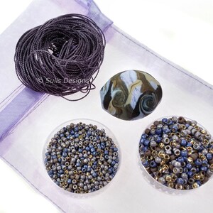 Complete Kit Kumihimo Lampwork Lariat | Etsy