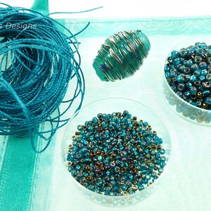 Complete Kit Kumihimo Lampwork Lariat | Etsy