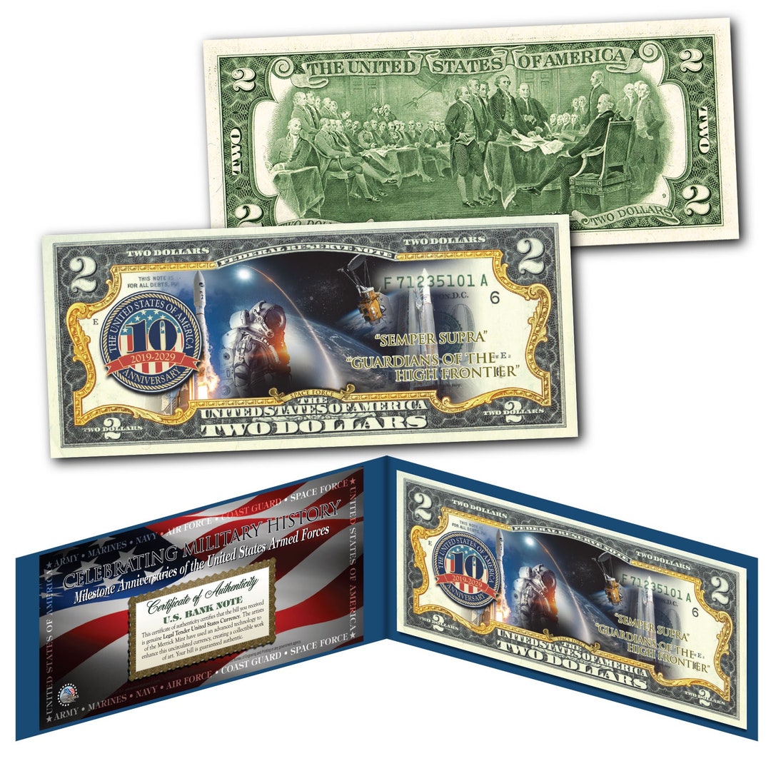 SPACE FORCE 10th ANNIVERSARY Milestones of the U.S. Armed Forces 2.00 ...