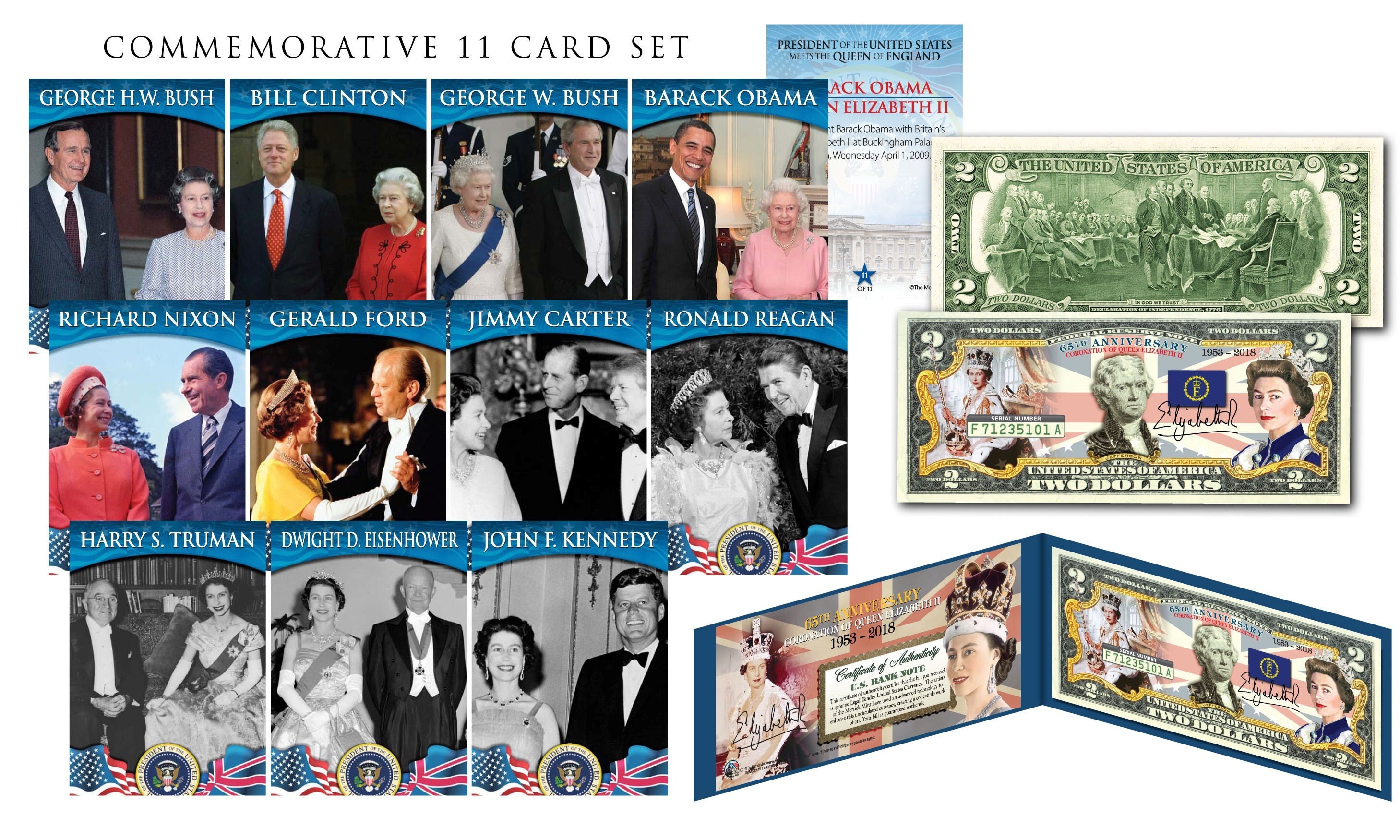 Queen Elizabeth II 65th Coronation Two Dollar Bill - Etsy