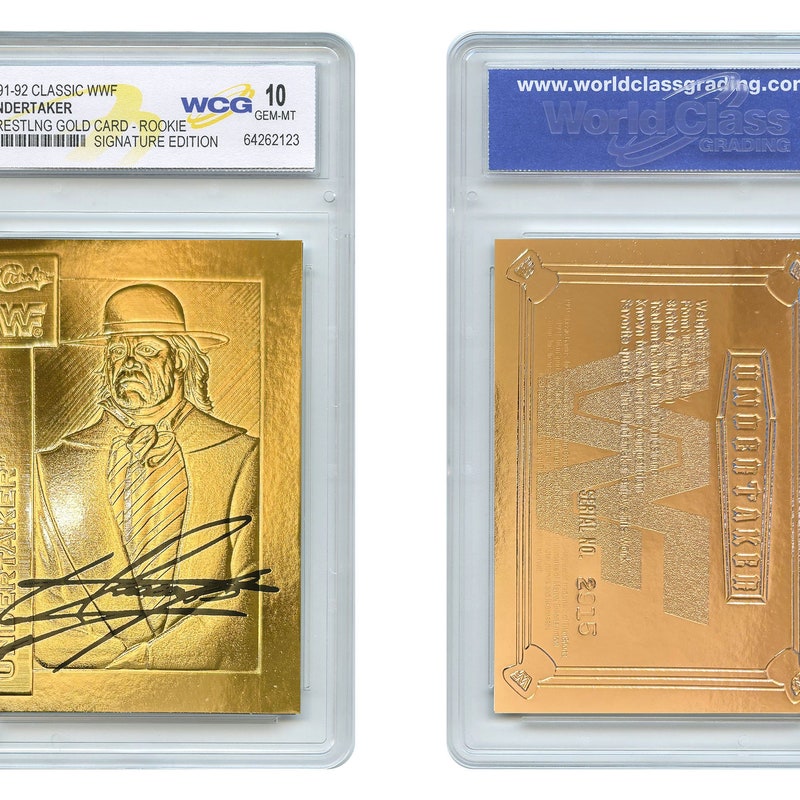 Wwe Cards Signed - Etsy