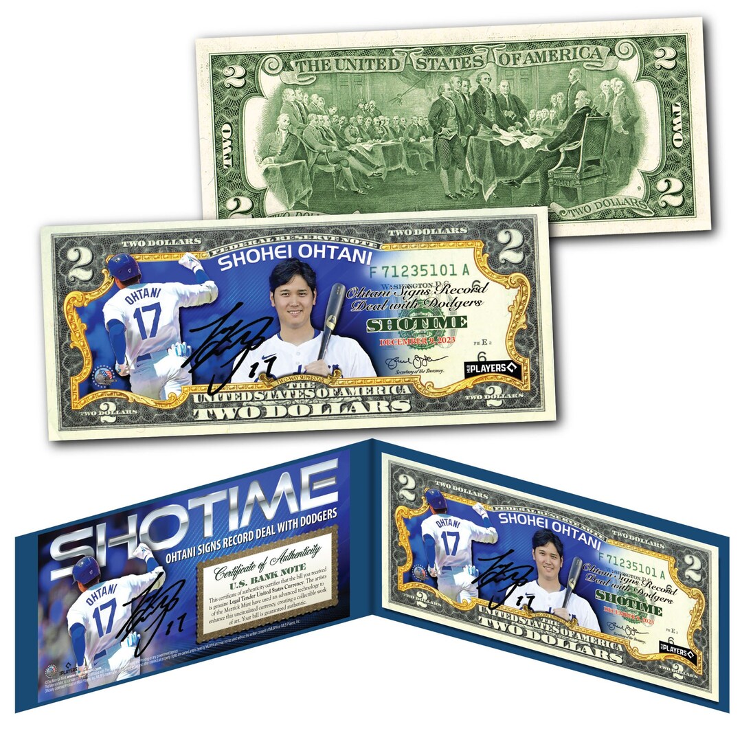 SHOHEI OHTANI Shotime 1st Ever DODGERS Officially Licensed Genuine U.S ...