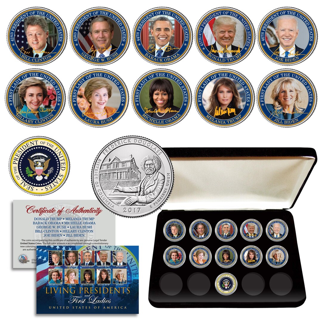 NEW - 5 Living Presidents in 2025 & 1st LADIES Signature Series D.C ...