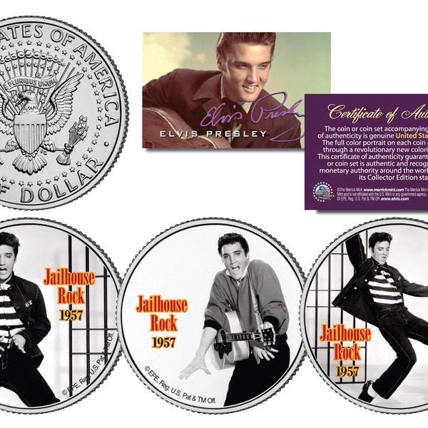 Elvis Presley Coin Set - Etsy