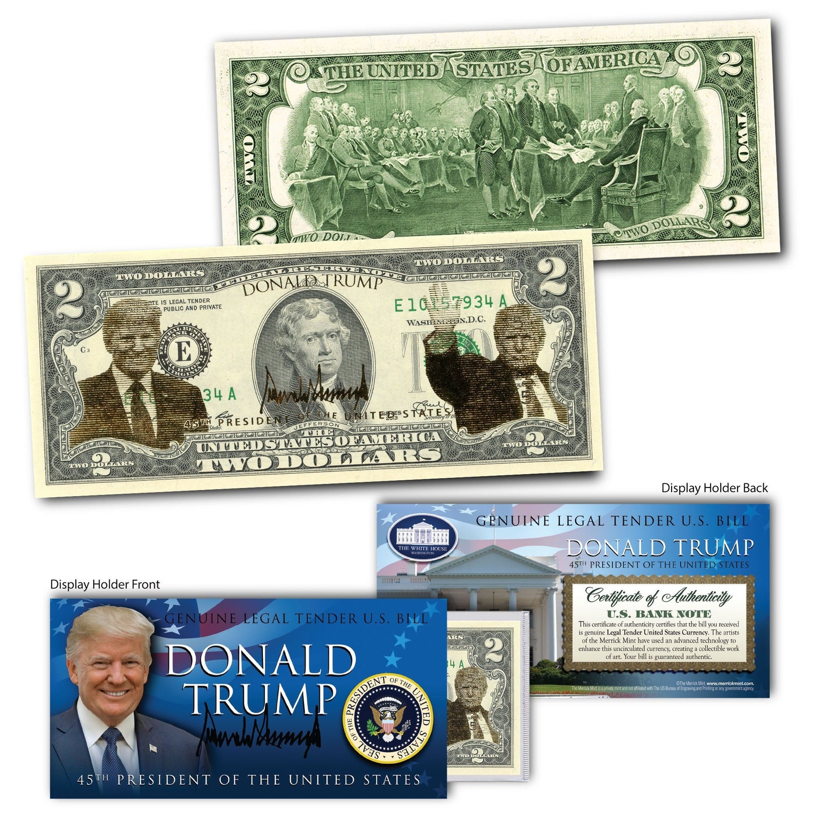 Donald Trump gold Leaf Laser Line Genuine Legal - Etsy