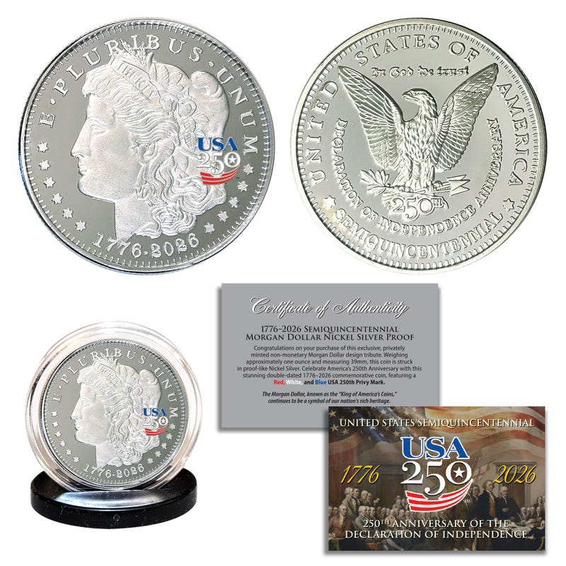 Us 250th Anniversary Coin - Etsy