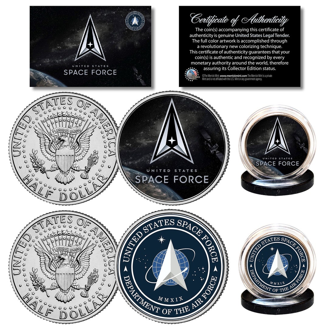 U.S.S.F. United States Space Force 6th Military Branch NEW Logo and ...