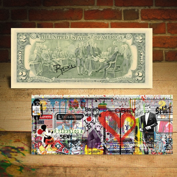 Nyc Subway Map With Graffiti - Etsy