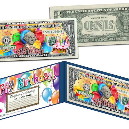 UNIQUE BIRTHDAY Card or Gift Happy Birthday Colorized Two - Etsy