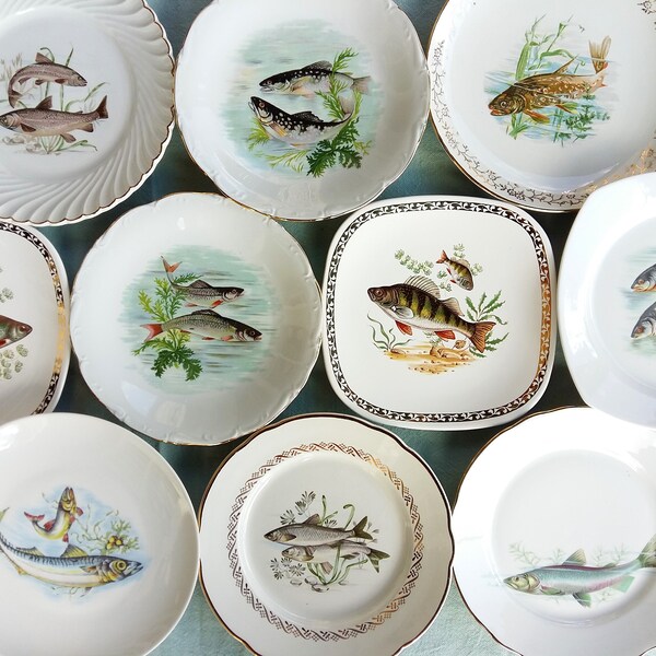 Fish Plates - Etsy