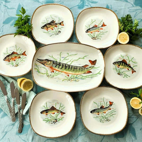 Fish Dinnerware - Etsy